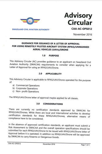 Eswatini – Drones and AAM Across the World Eswatini – Drones and AAM Across the World